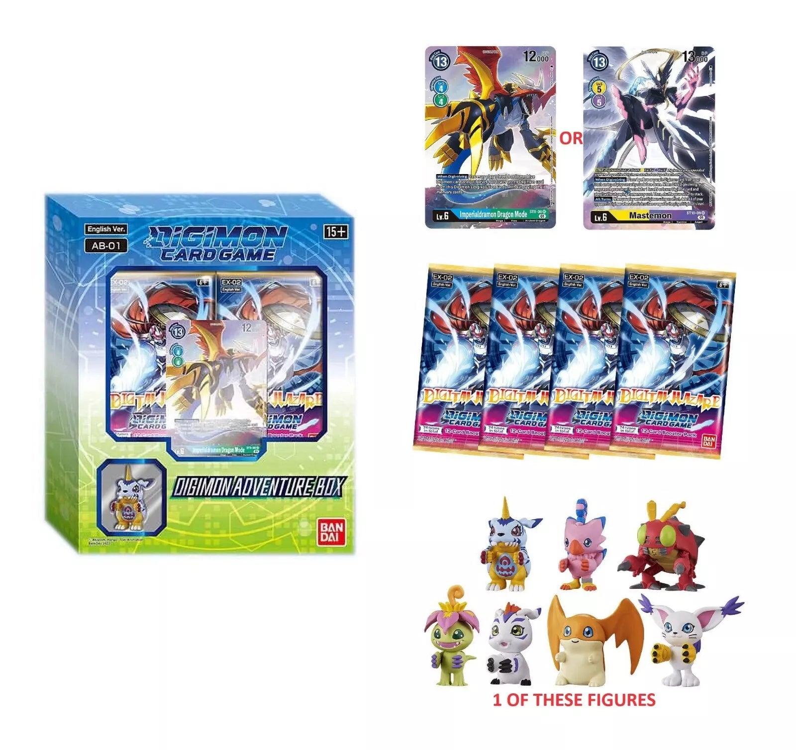 Bandai Digimon Card Game: Adventure Box AB-01, English Version Sealed